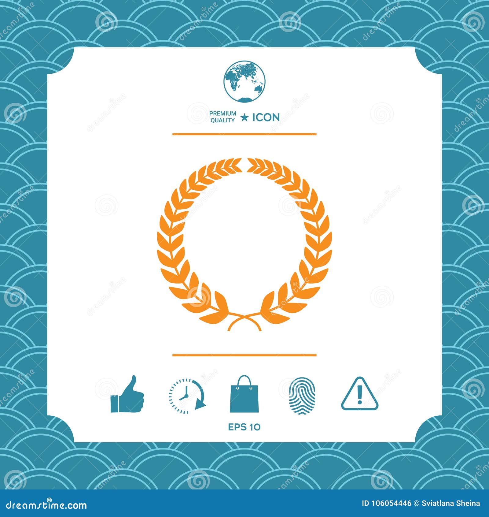 Laurel Wreath for Yor Design Stock Vector - Illustration of certificate ...