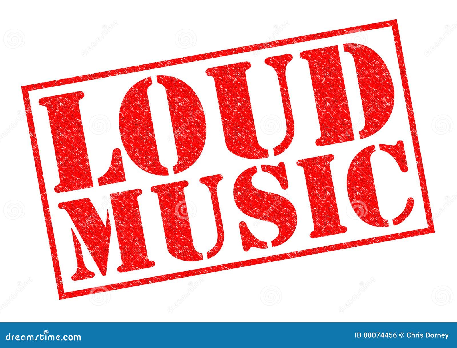 Laute Musik stock abbildung. Illustration von getrennt - 88074456