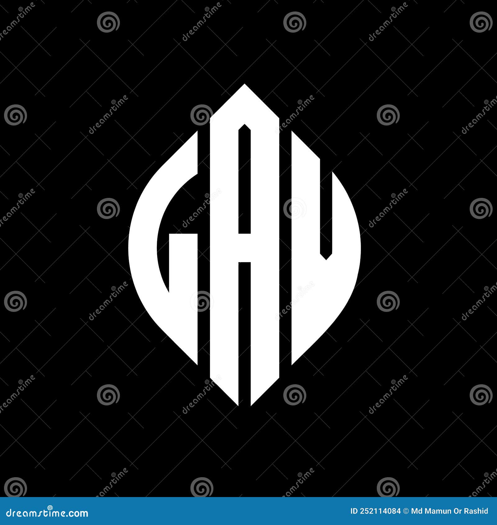 LAV Circle Letter Logo Design with Circle and Ellipse Shape. LAV ...