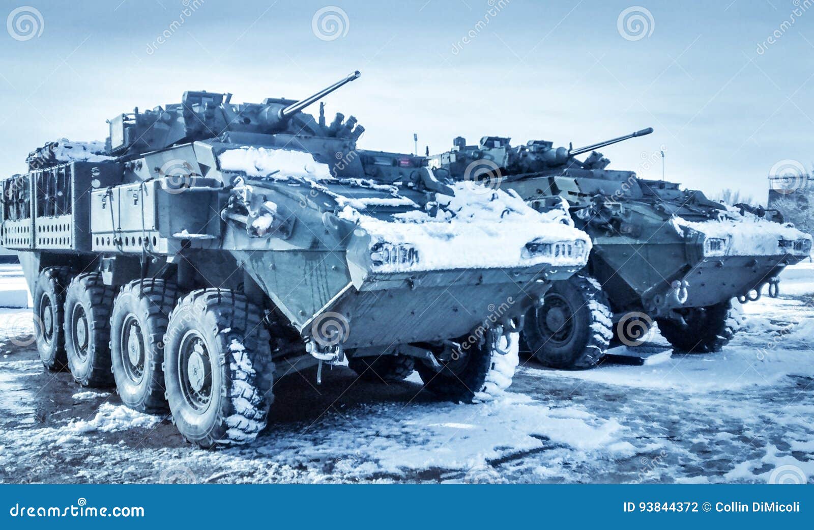 LAV 6 on Ice editorial photography. Image of forces, assault - 93844372