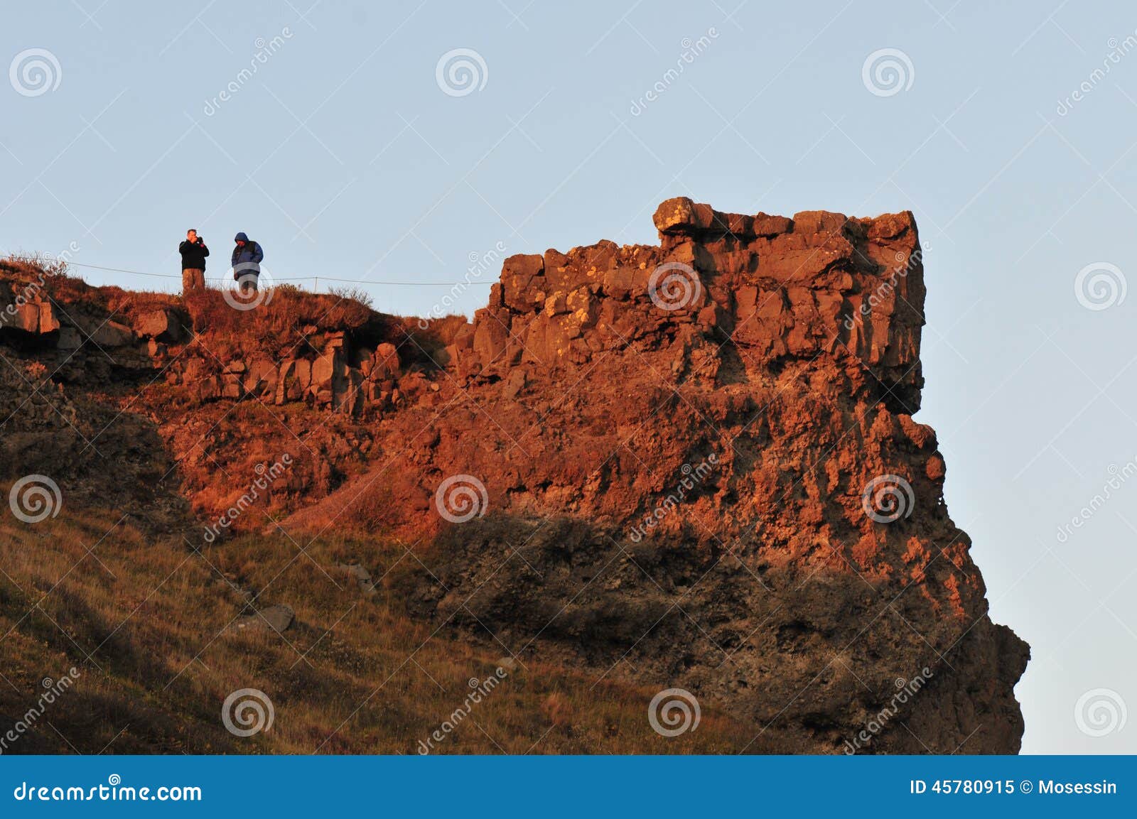 Lava Cliff stock image. Image of lava, national, protection - 45780915