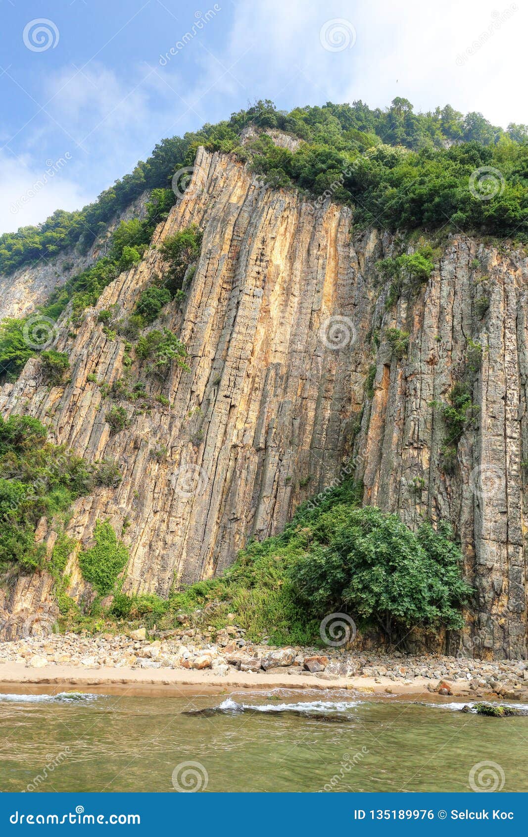 Lava Columns Volcanic Rock in Guzelcehisar, Bartin, Turkey Stock Photo ...