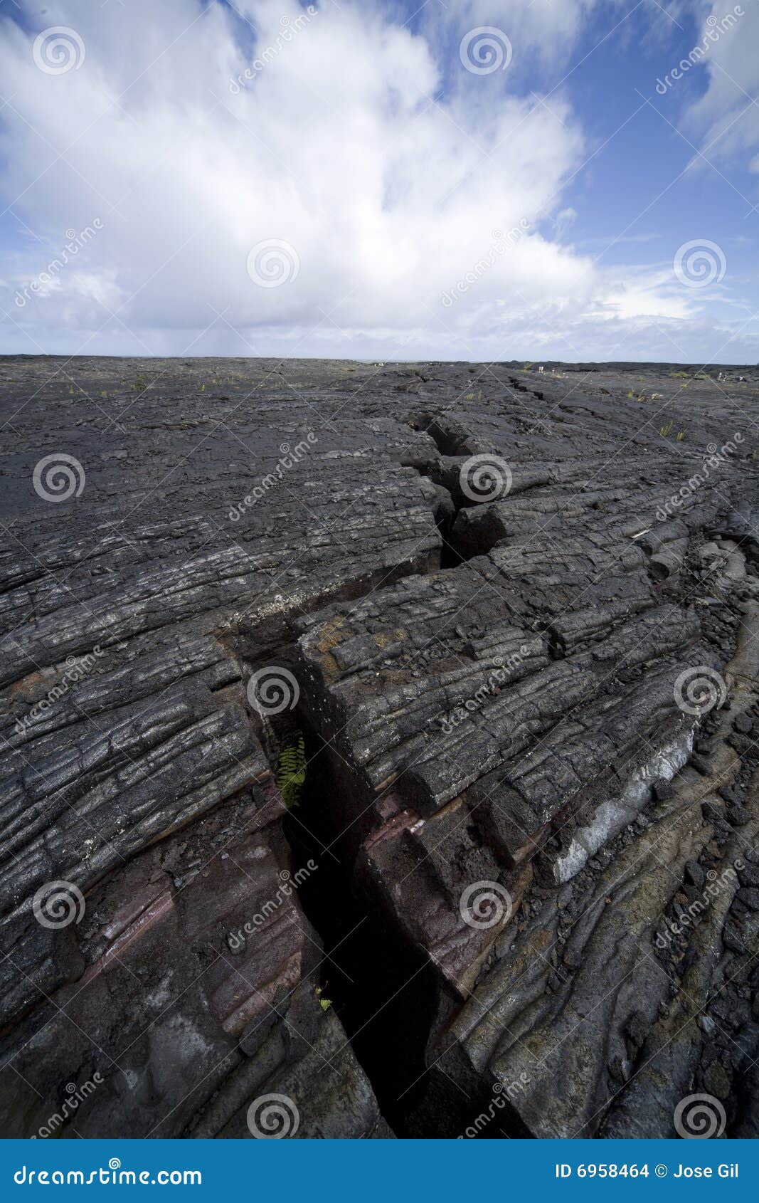 Lava Crack 9797 stock photo. Image of cooled, vertical - 6958464