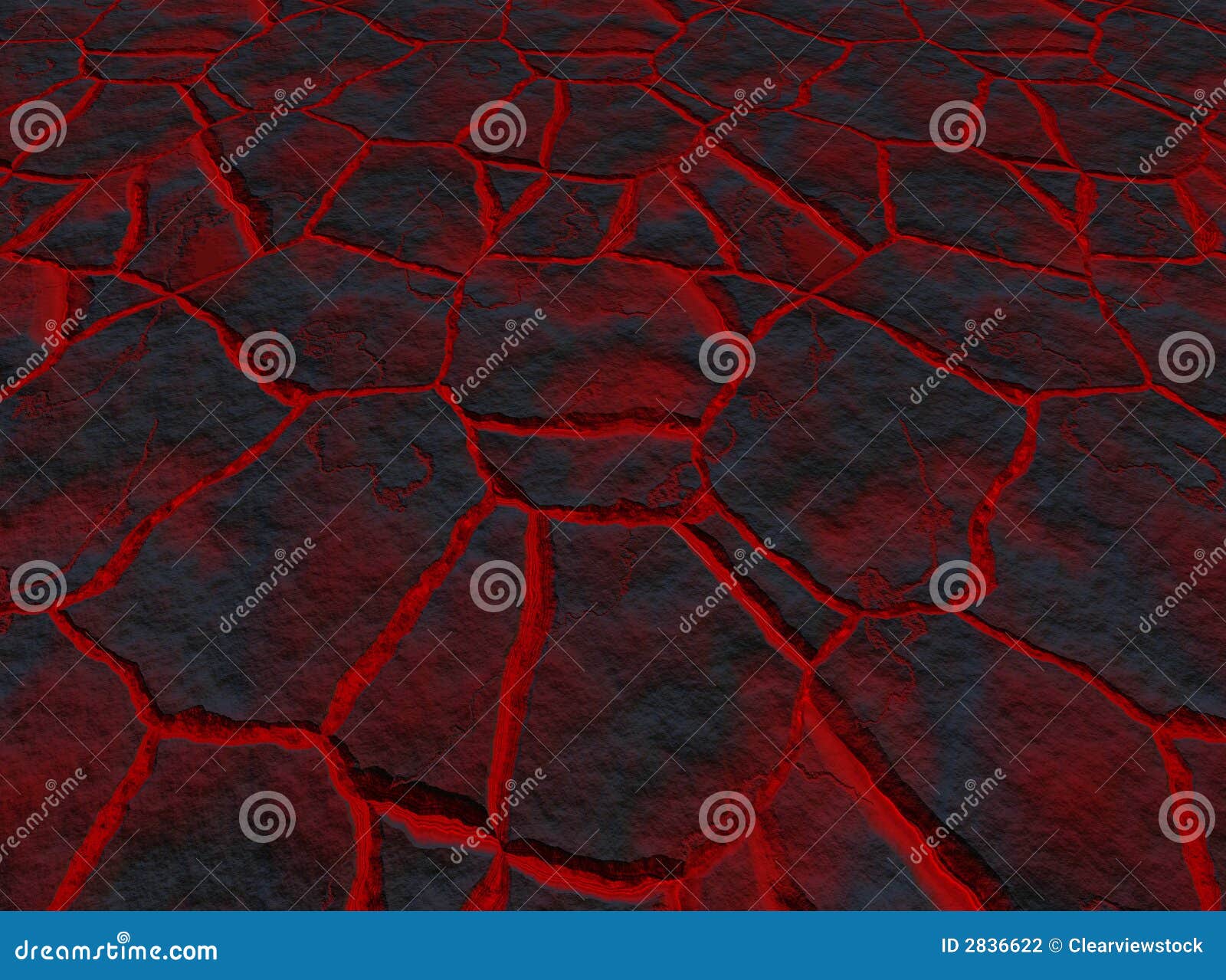 Lava through the cracks stock vector. Illustration of texture - 2836622