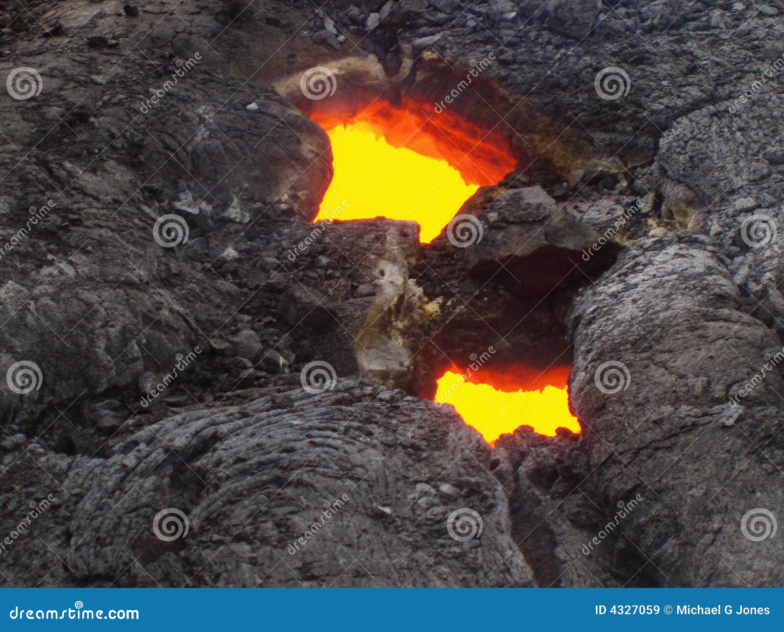 Lava Flow stock image. Image of tube, yellow, visible - 4327059