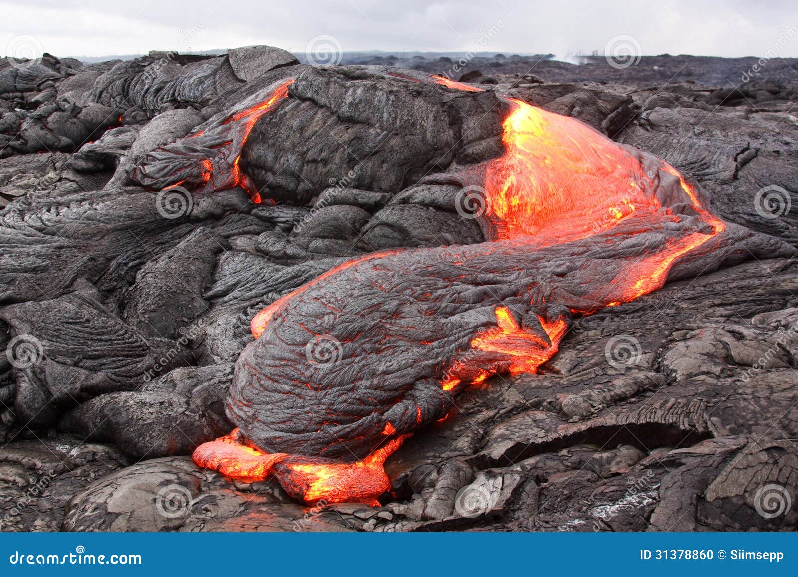 Lava flow stock photo. Image of natural, lava, stone - 31378860