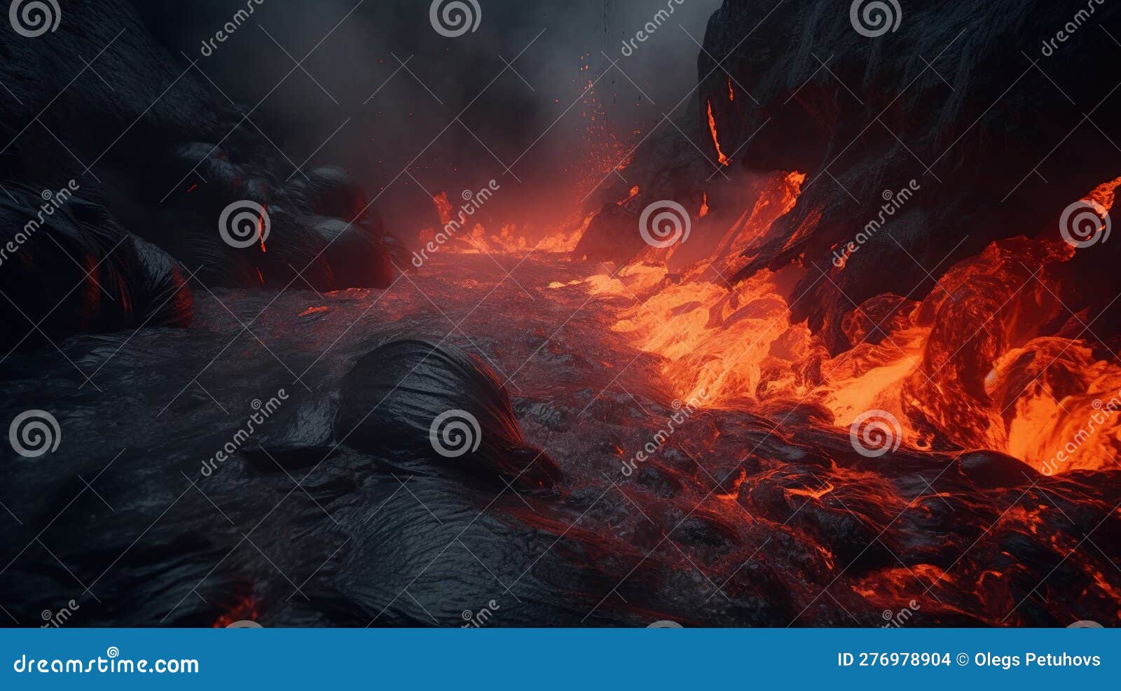 2D Cave Side Scrolling Game Background Vector Illustration ...