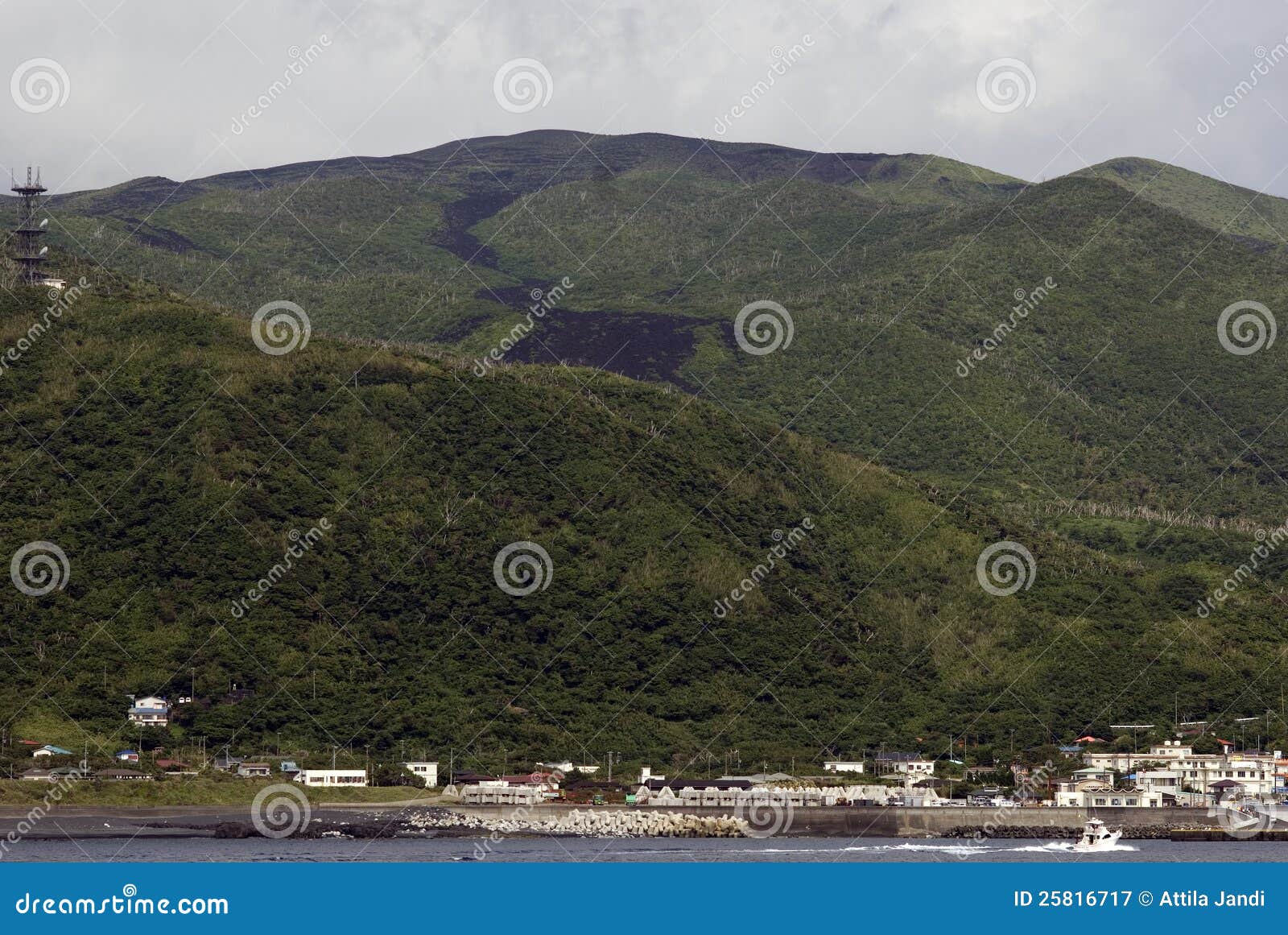 Lava Flow, Miyake Island, Japan Stock Image - Image of miyake, lava ...