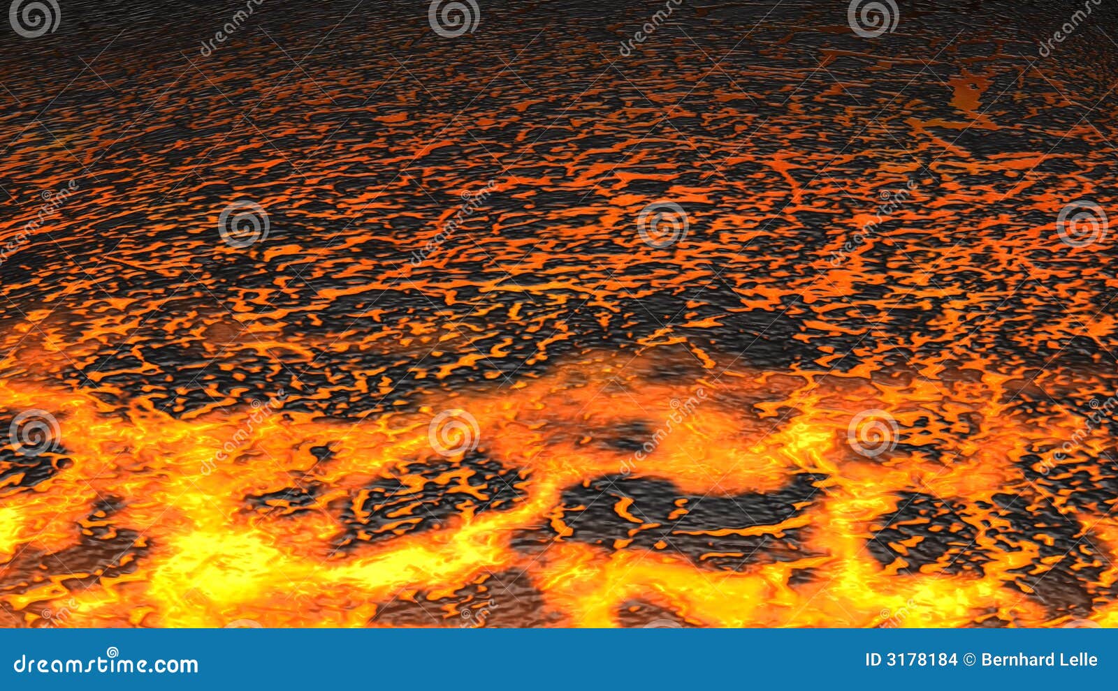 Lava flow (Render) stock illustration. Illustration of glowing - 3178184