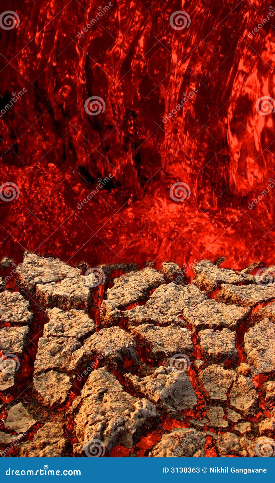 Lava Illustration stock image. Image of concept, disaster - 3138363