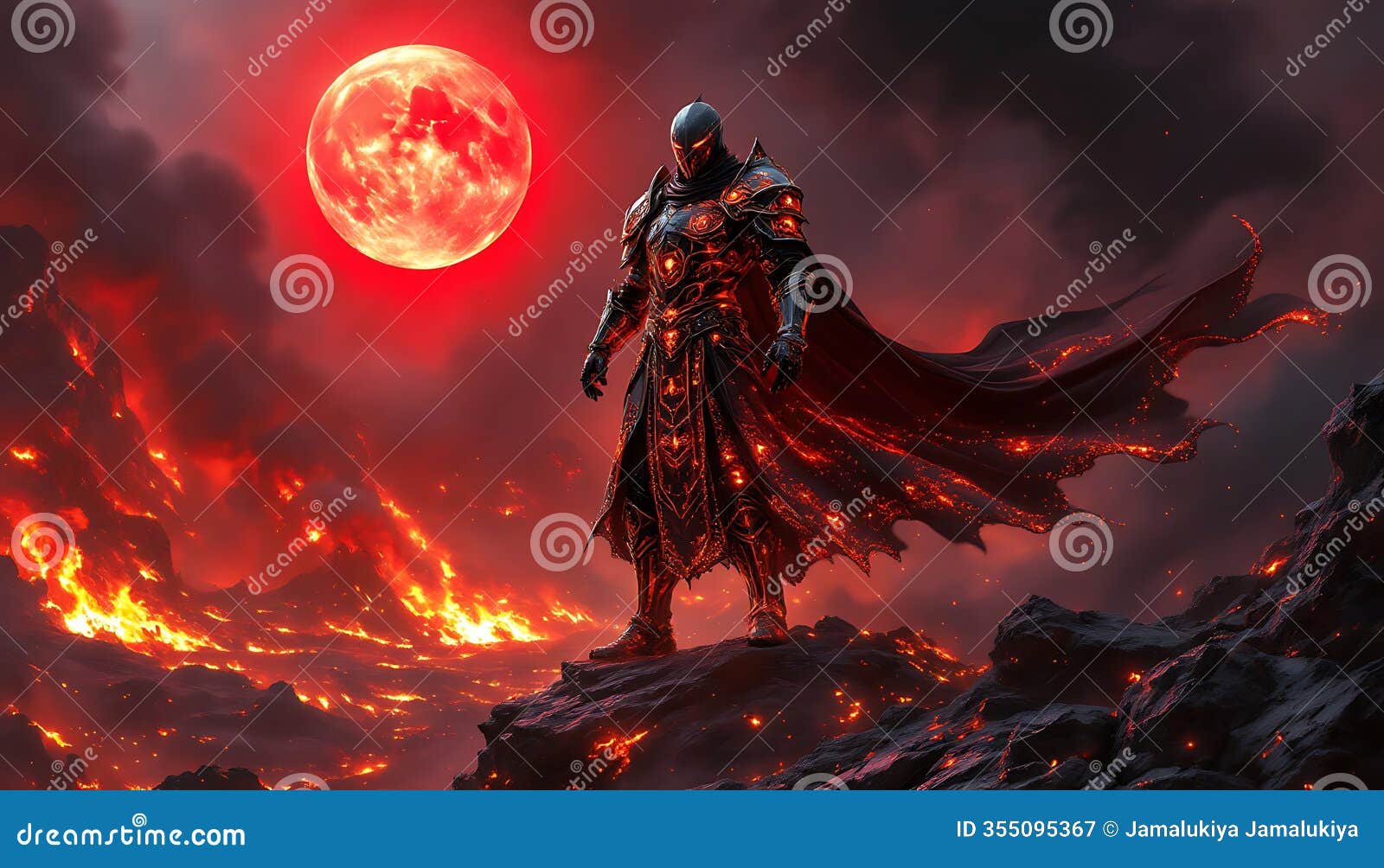 Lone Knight Standing Against A Horde Of Monsters, Fantasy Art, AI ... Lone Knight Standing Against A Horde Of Monsters, Fantasy Art, AI ...