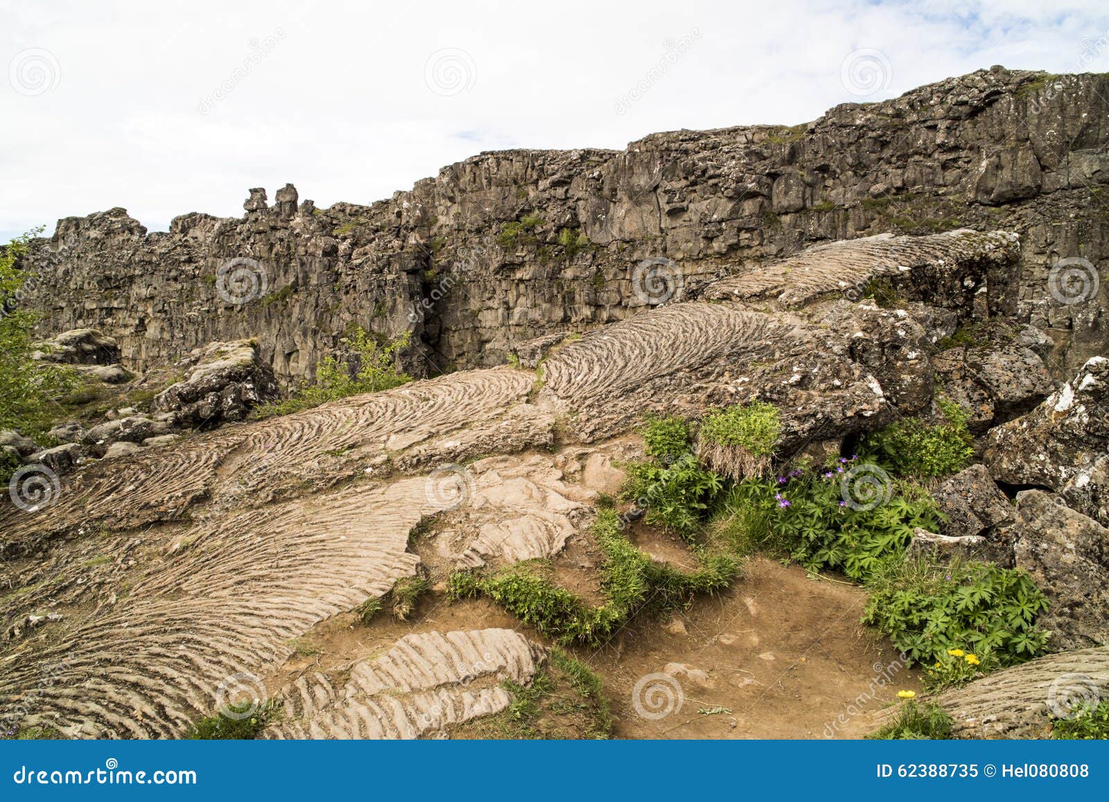 Lava layers stock image. Image of tectonic, national - 62388735