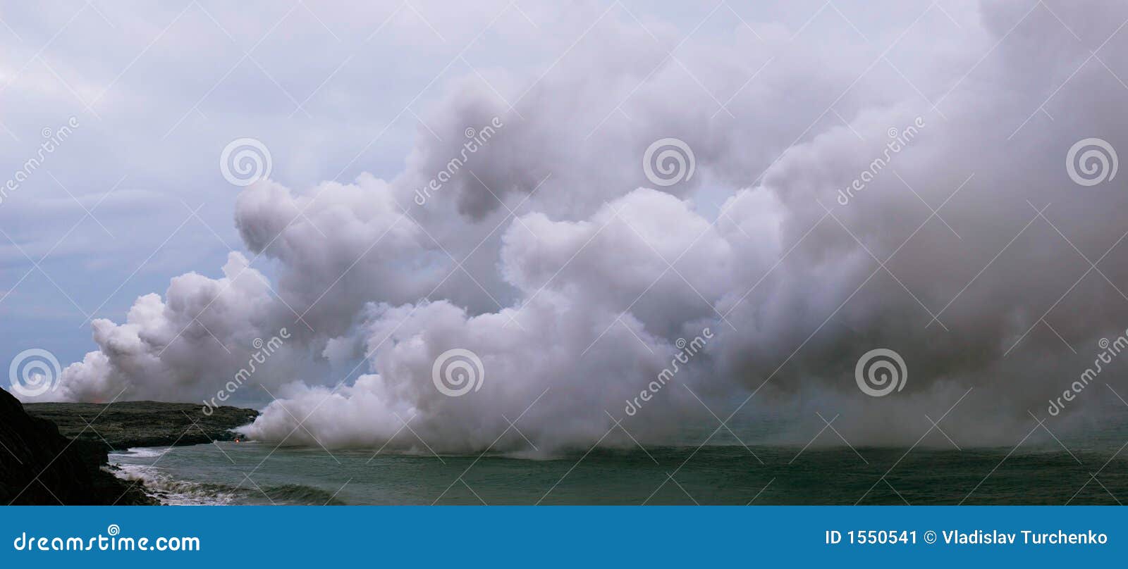 Lava meets ocean stock image. Image of nature, meets, natural - 1550541