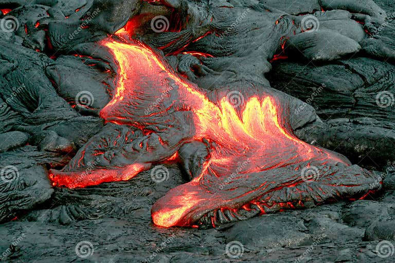 Lava Outbreak stock photo. Image of hawaii, hiking, danger - 2777044