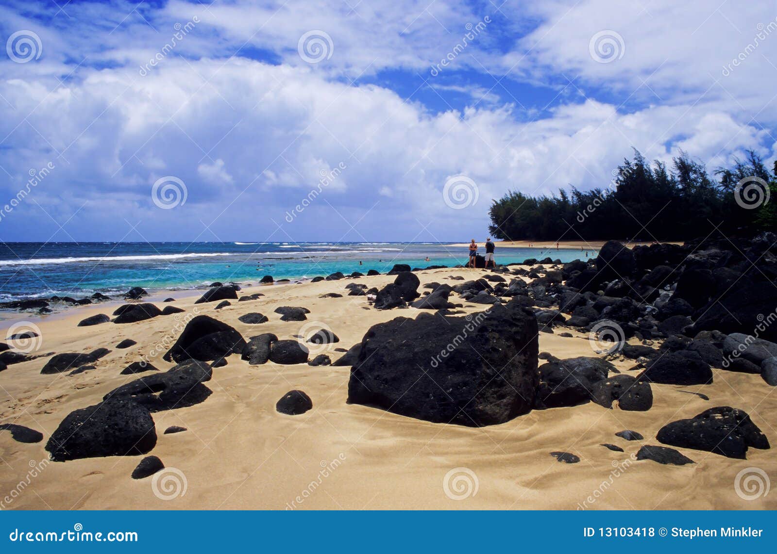 Lava rock beach stock photo. Image of hawaii, rocks, sand - 13103418