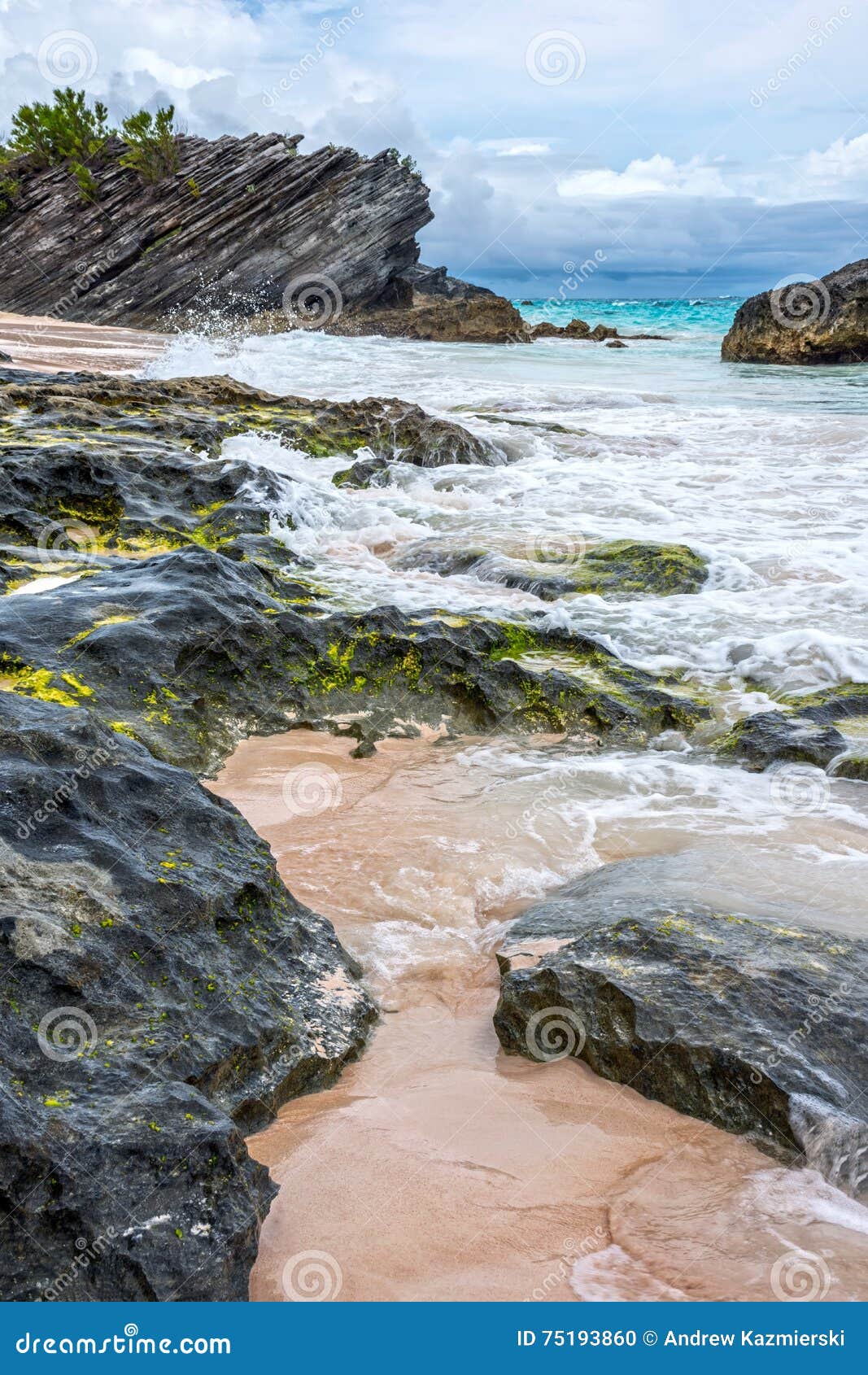 Lava Rock Shoreline stock photo. Image of travel, island - 75193860