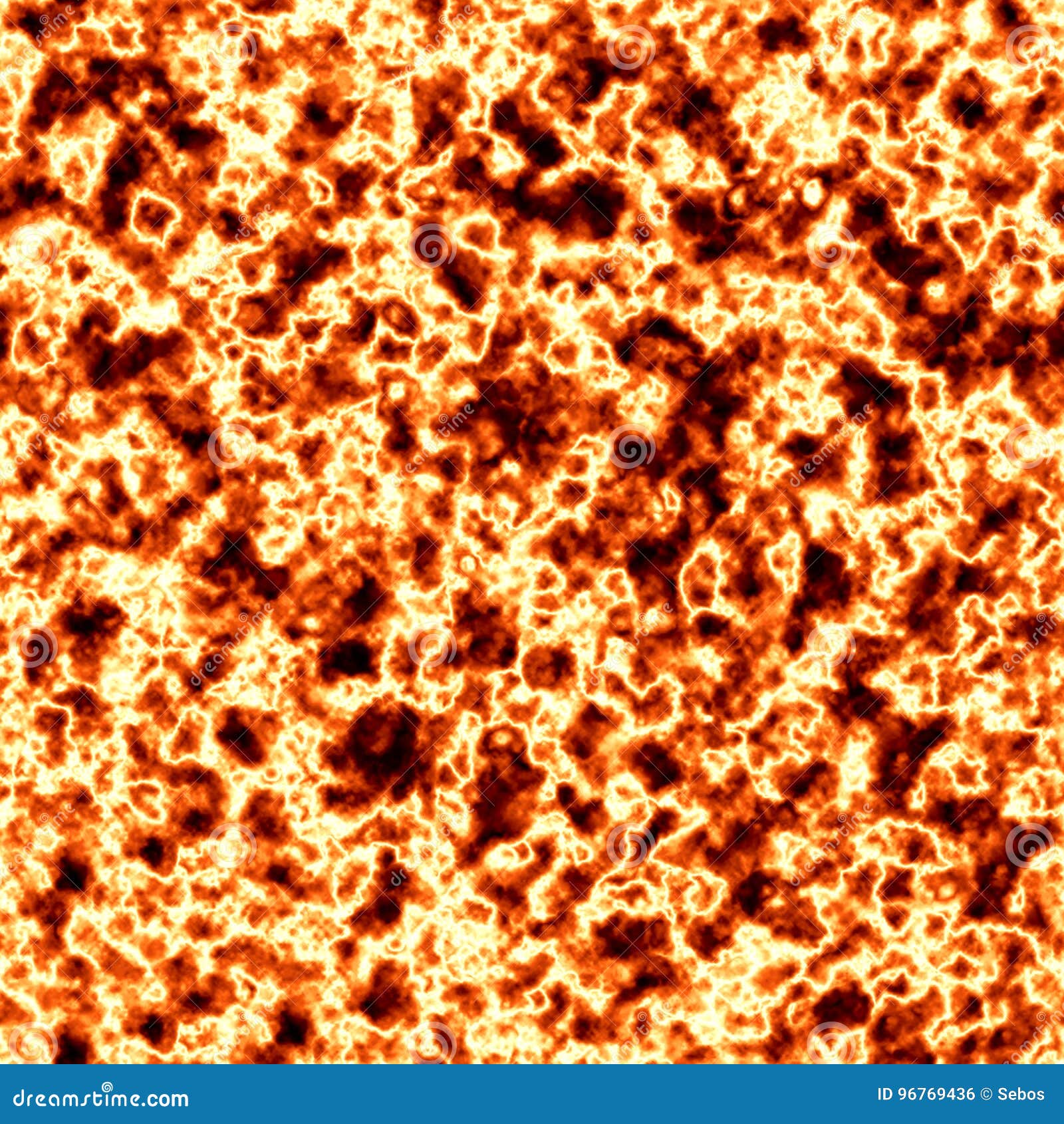 Lava Seamless Pattern. Magma Fire Colored Pattern. Stock Photo - Image ...