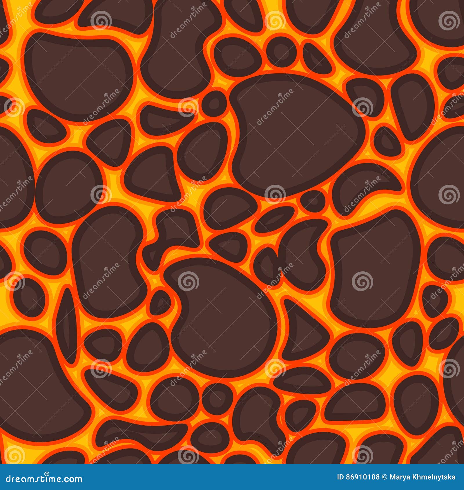 Lava texture stock vector. Illustration of damage, abstract - 86910108