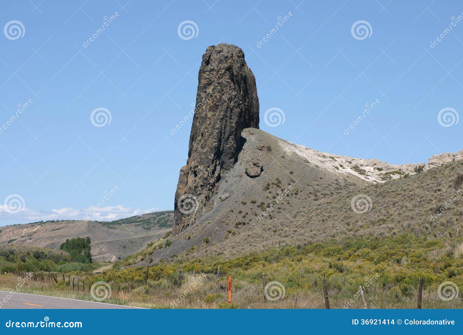 Lava Tower stock photo. Image of geology, western, formation - 36921414