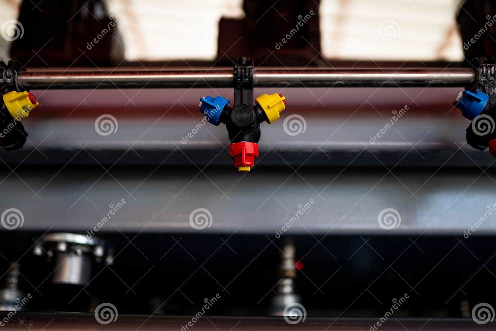 Lavado Y Limpieza Automáticos De Alfombras Línea Industrial Para Alfombras De Lavado Imagen De