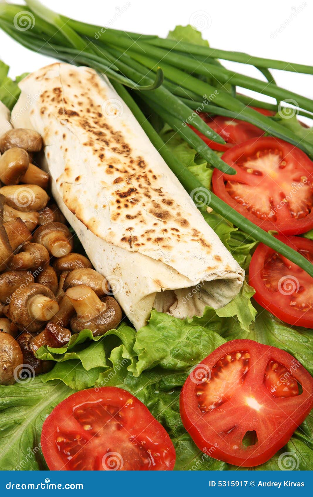 Lavash stock image. Image of wood, onion, eating, white - 5315917