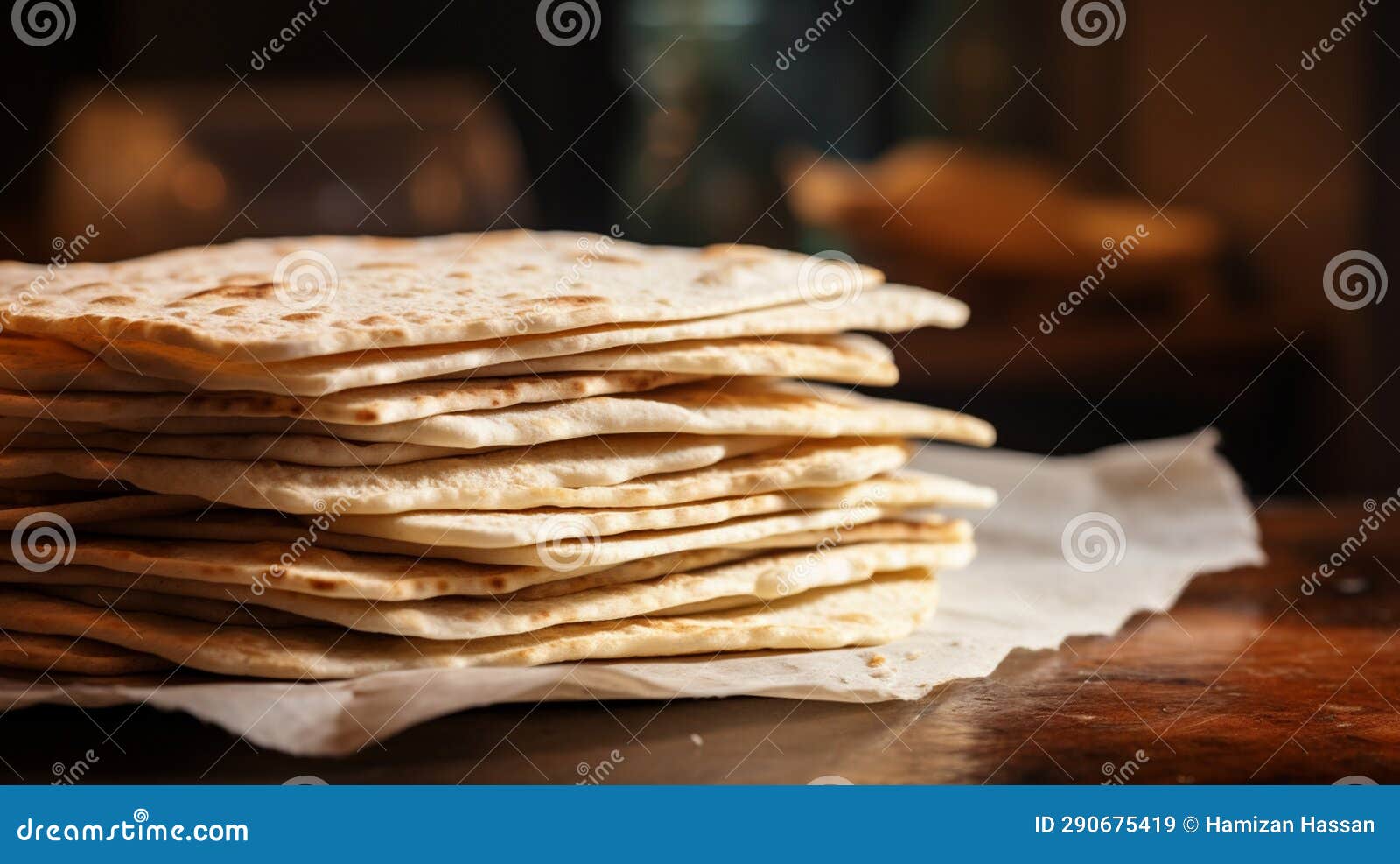 Lavash Bread, a Thin, Soft, and Flexible Flatbread, Resembles a Pale ...