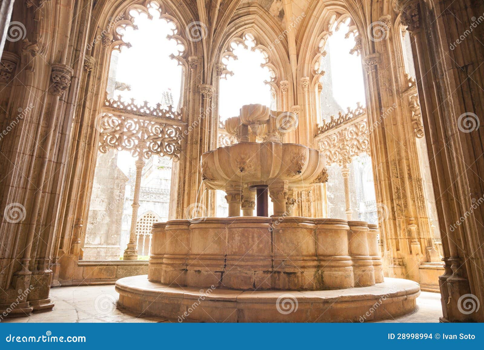 Lavatory in the Royal Cloister of Batalha Monastery Stock Photo - Image ...