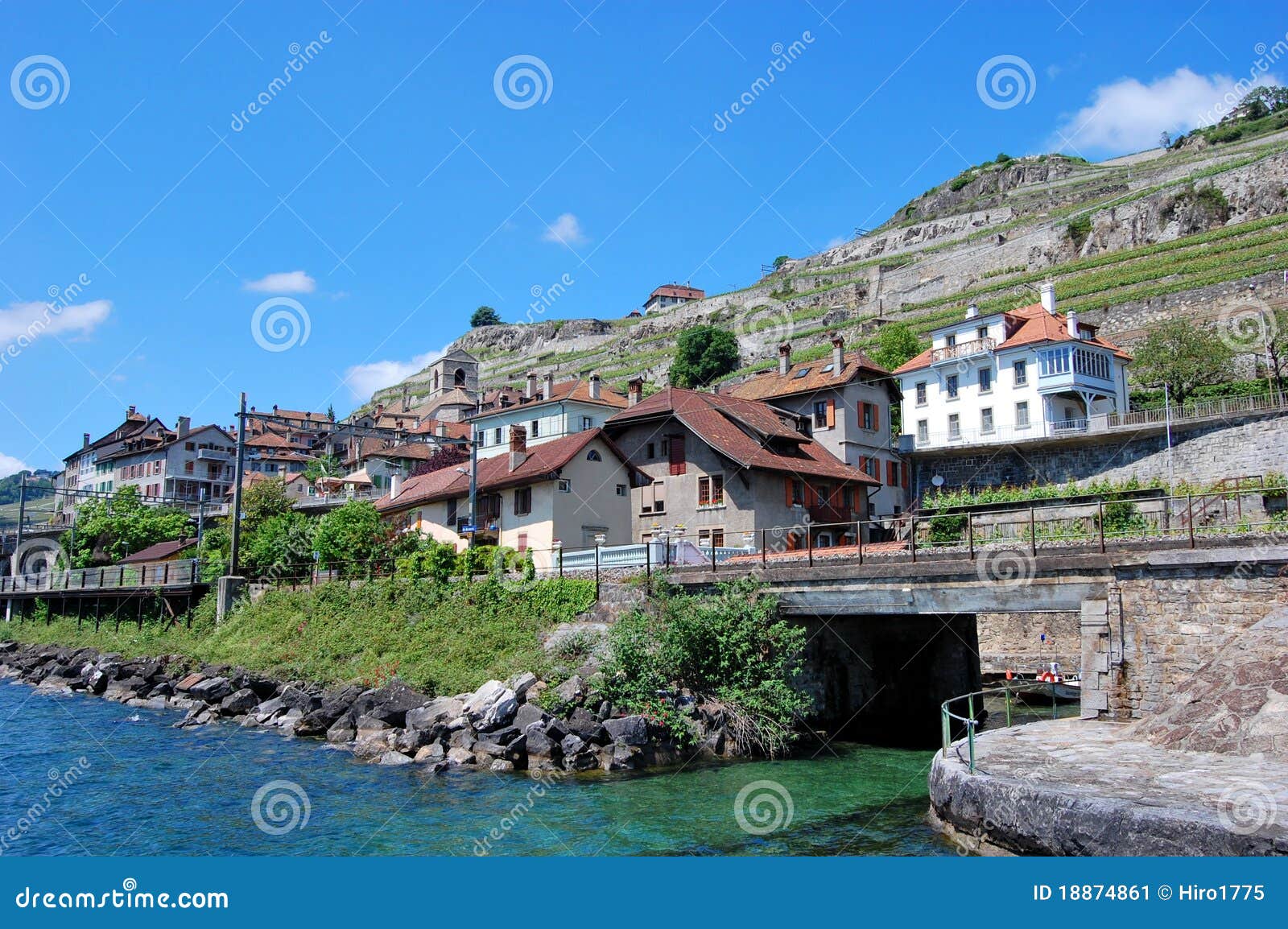 Lavaux Vineyard Terraces stock image. Image of vineyard - 18874861
