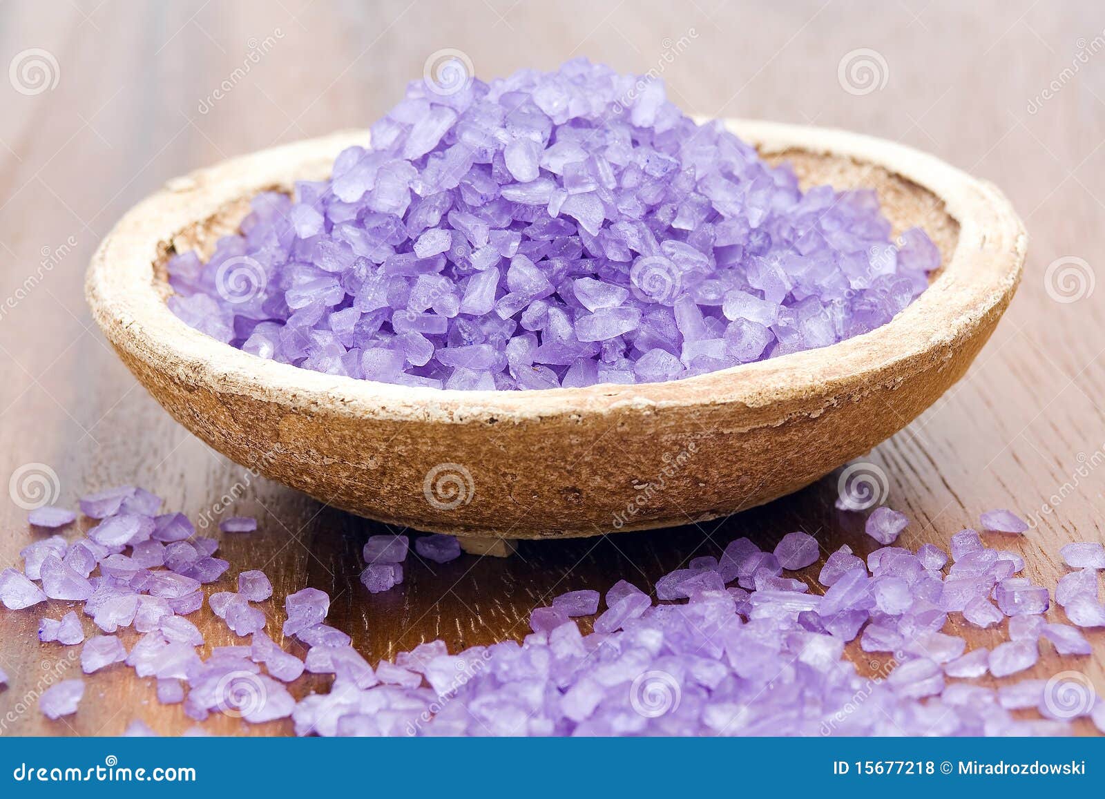 Lavender bath salt stock photo. Image of aromatic, herb - 15677218