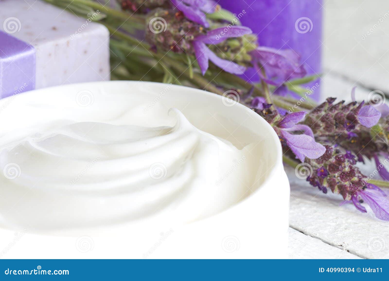 Lavender Cosmetics Spa Body Care Abstract Composition Stock Photo ...