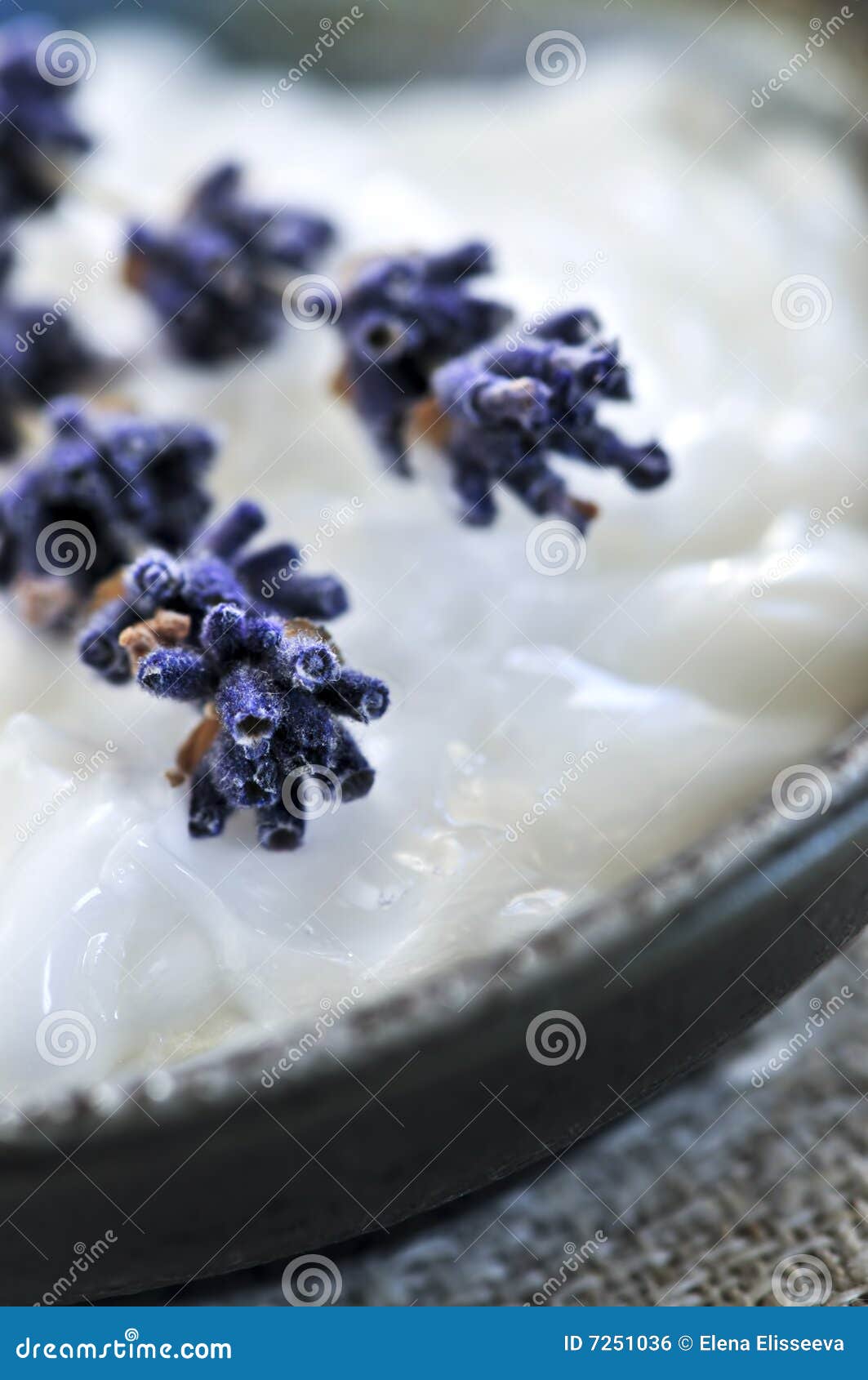 Lavender cream stock photo. Image of flower, moisturizing - 7251036