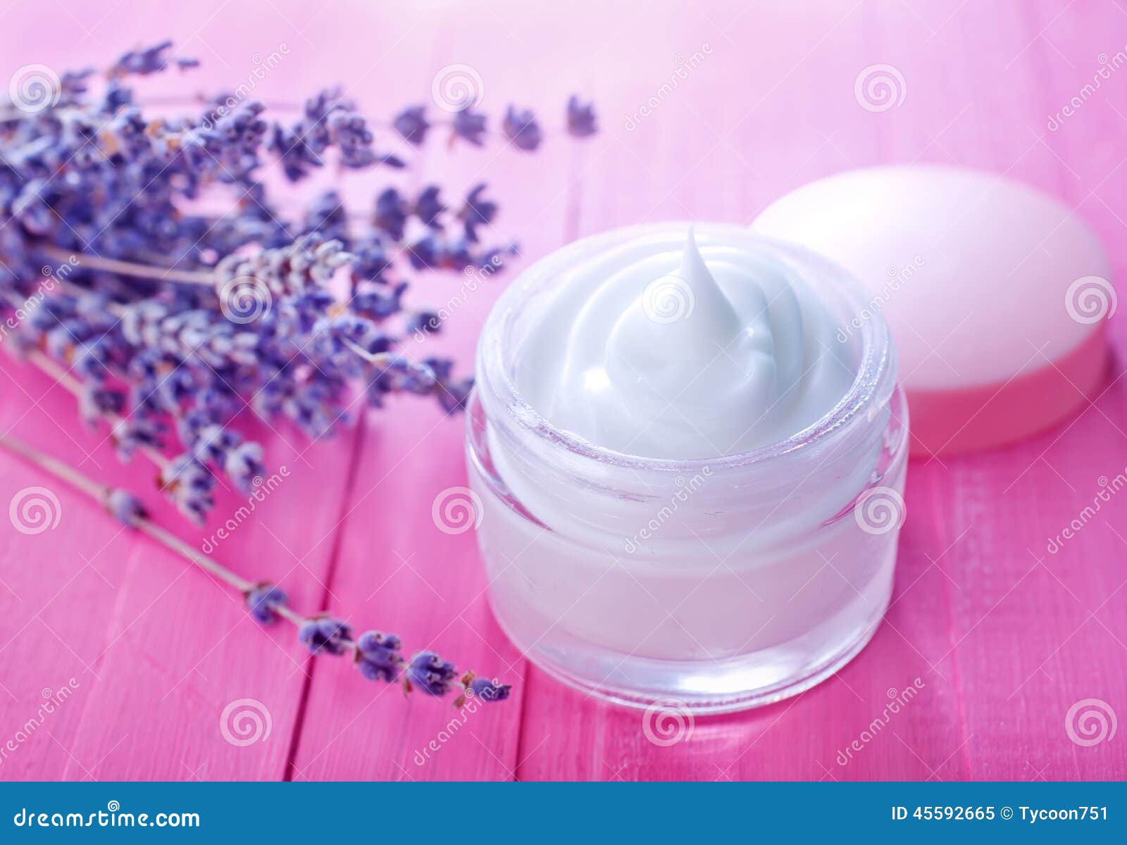 Lavender cream stock image. Image of liniment, aromatherapy - 45592665