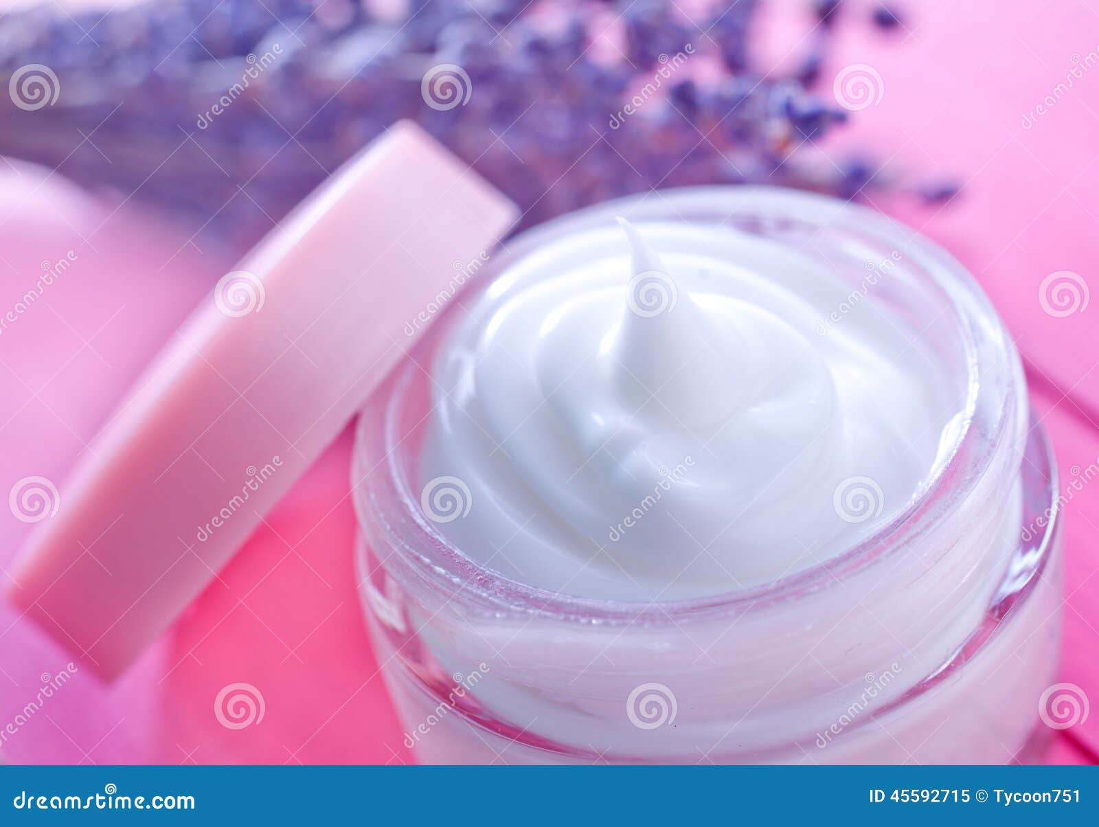 Lavender cream stock image. Image of cosmetic, essence - 45592715