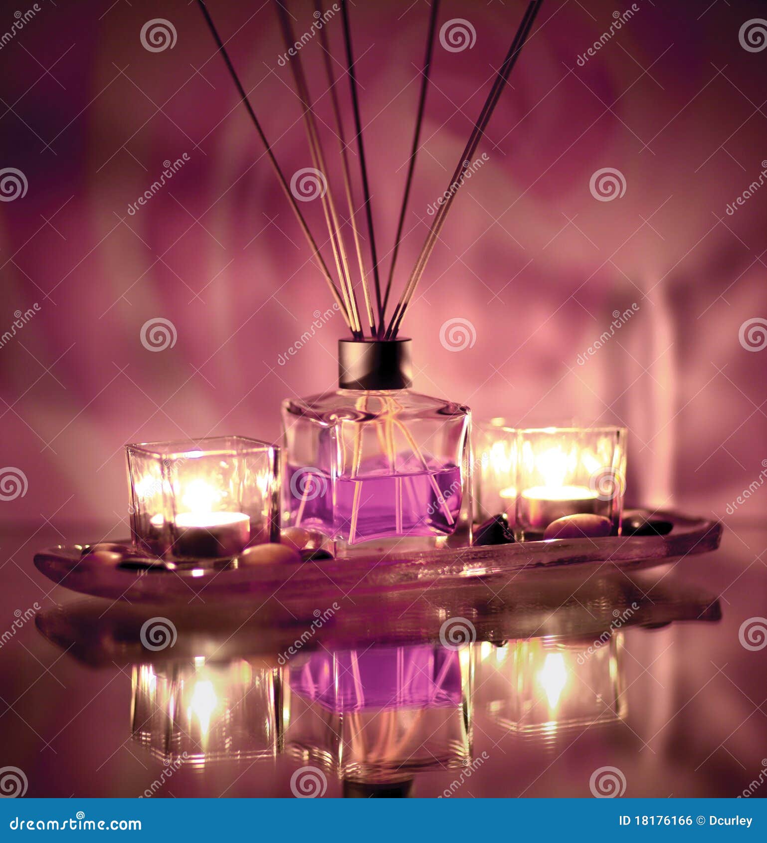 Lavender Diffuser stock photo. Image of background, candles - 18176166