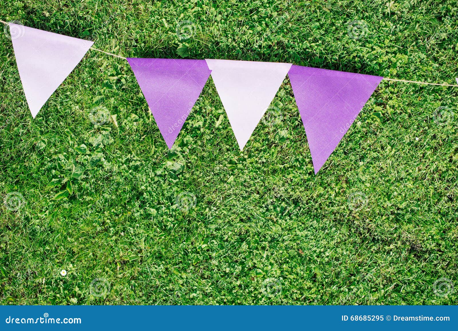 Lavender Flags for Decoration Holidays. Stock Image - Image of lavender ...
