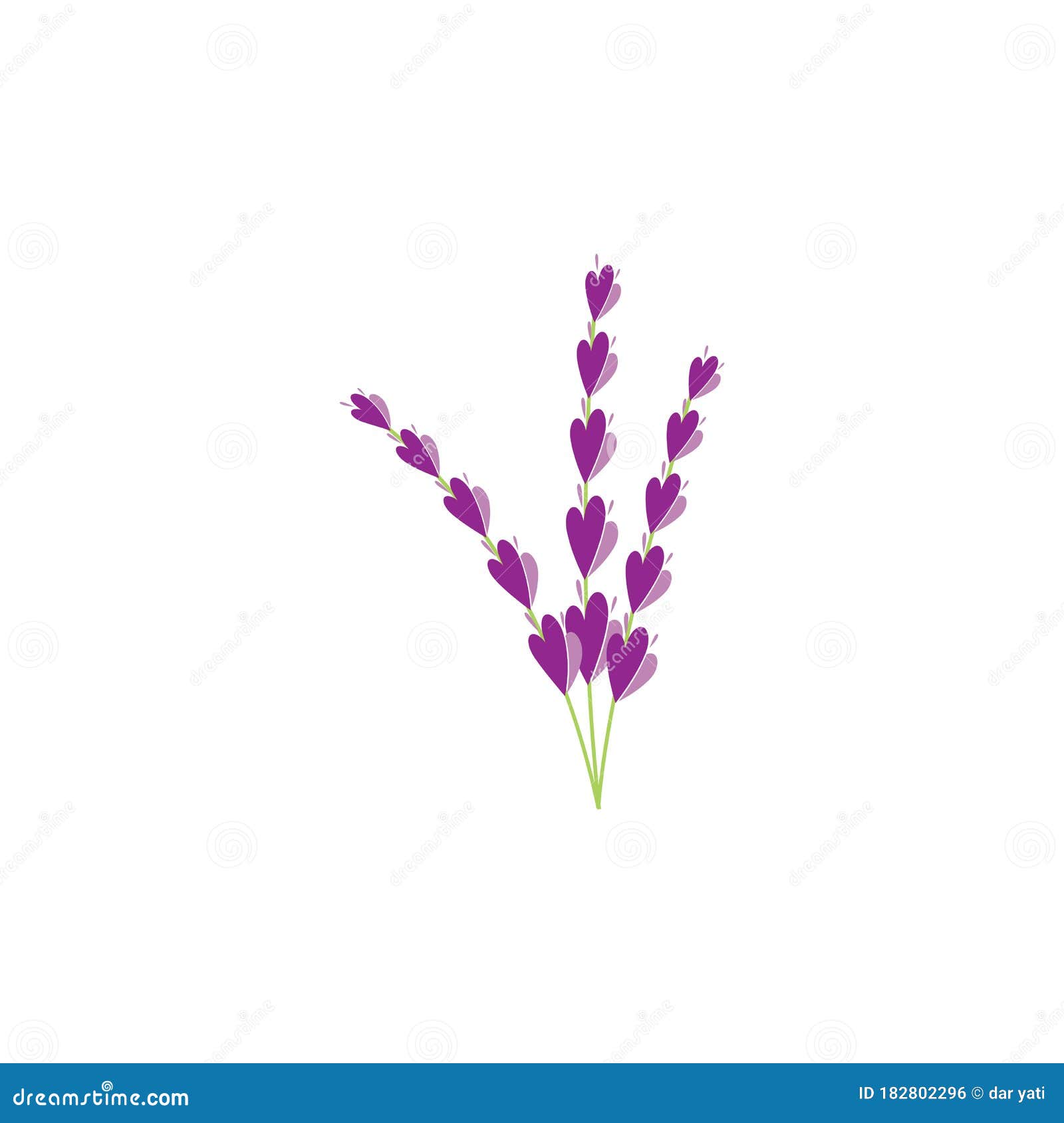 Lavender Floral Aromatic Logo Vector Icon Illustration Stock Vector ...