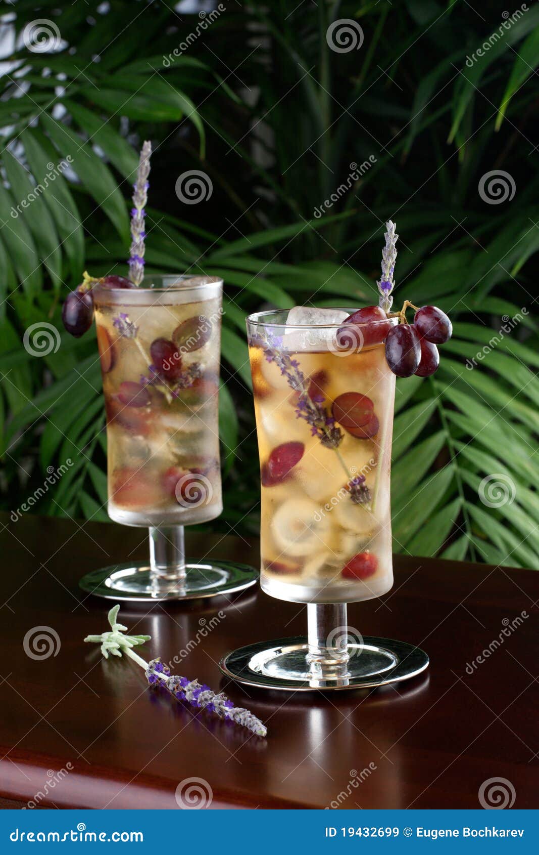 Lavender Grape Iced Tea stock image. Image of cocktail - 19432699