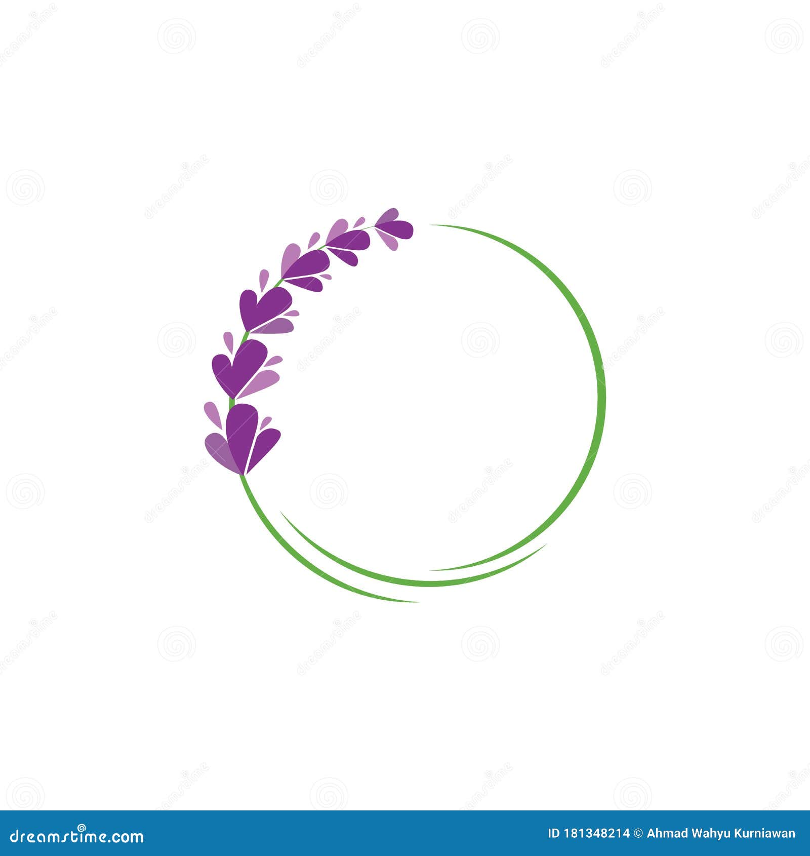 Lavender logo stock vector. Illustration of flower, icon - 181348214