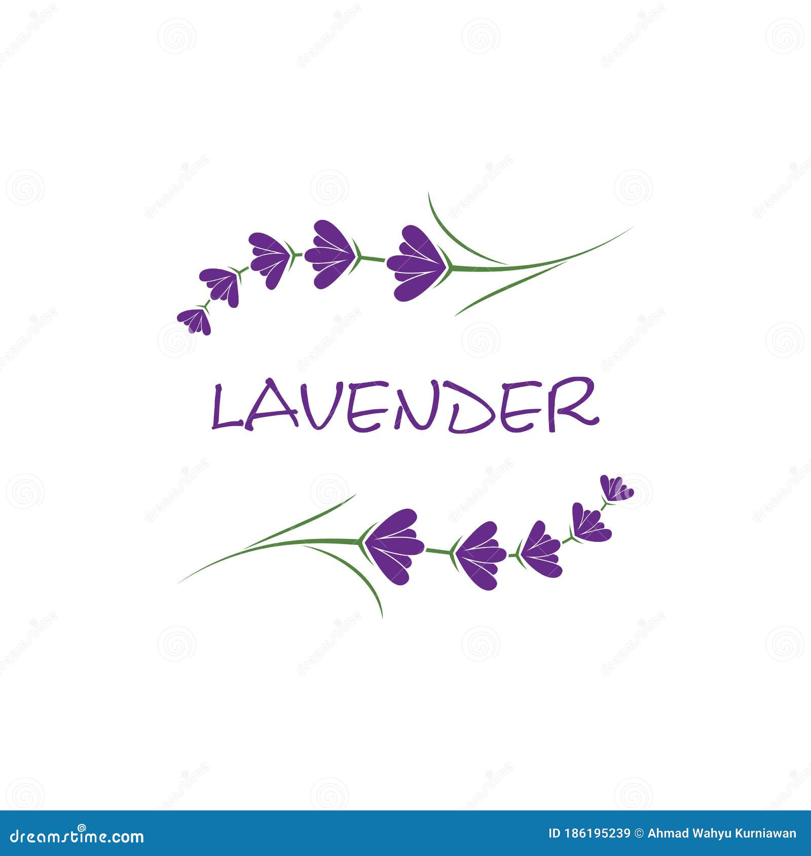 Lavender logo stock vector. Illustration of aroma, herbal - 186195239