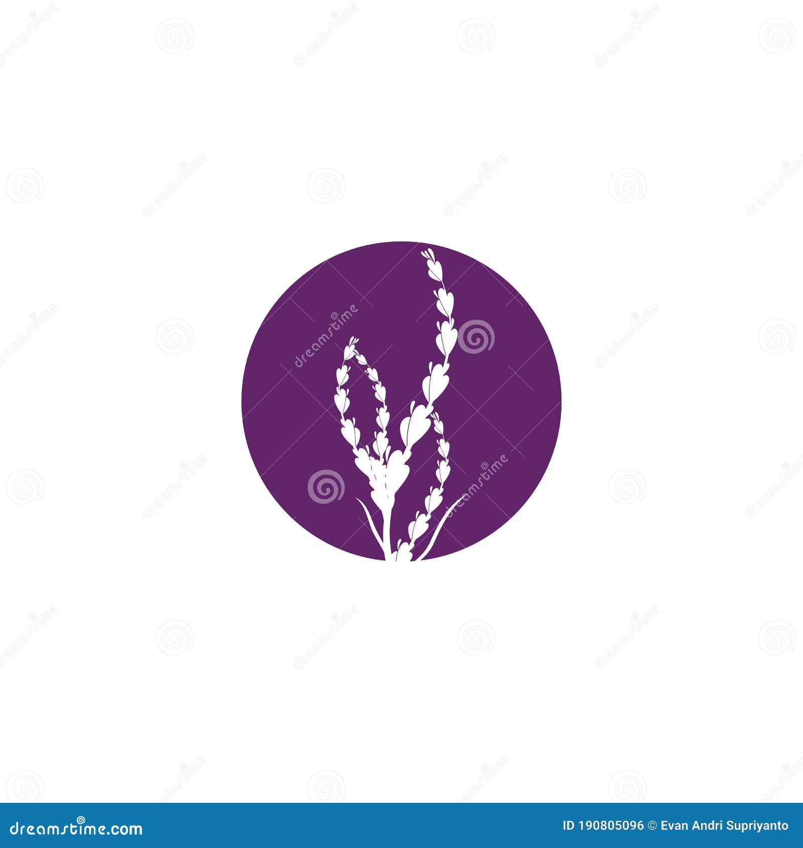 Lavender Logo Template Vector Symbol Stock Illustration - Illustration ...