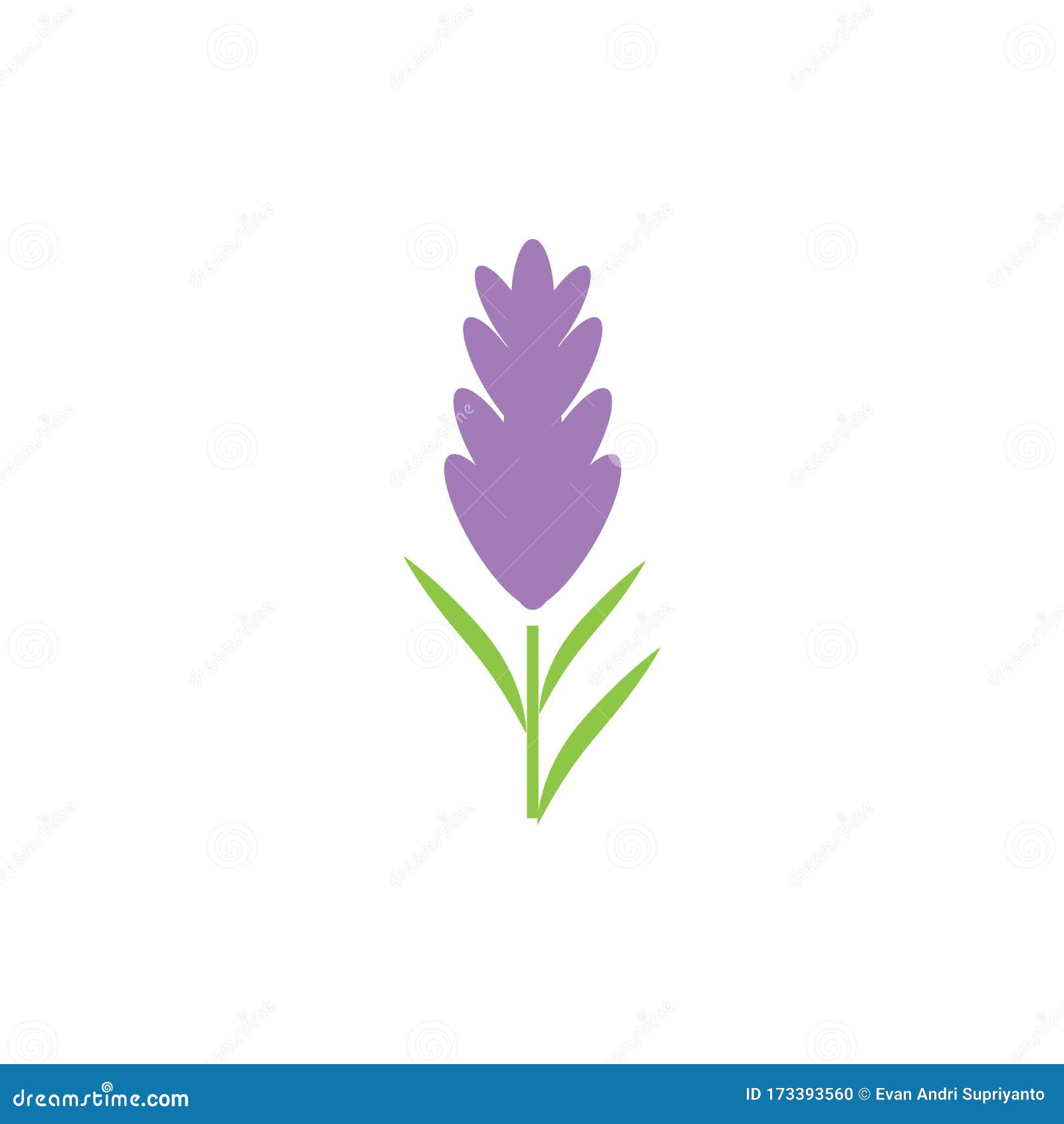 Lavender Logo Template Vector Symbol Stock Vector - Illustration of ...