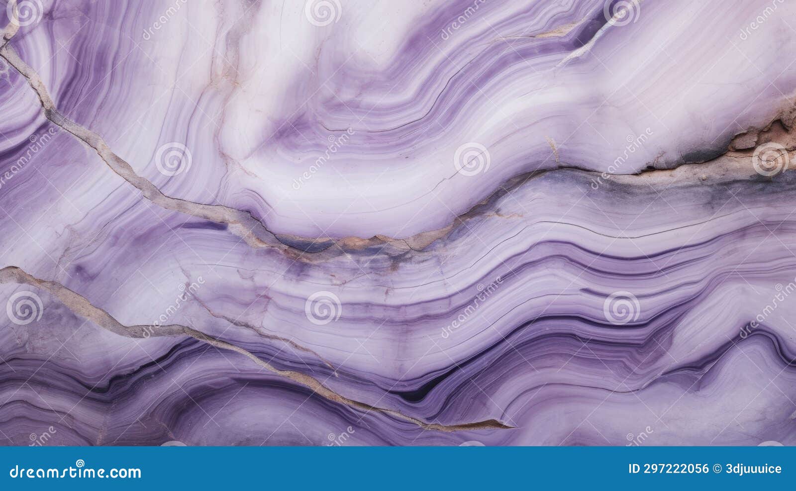 Lavender Marble with Bark Horizontal Background. Stock Illustration ...
