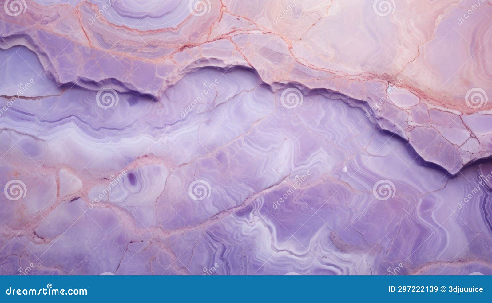 Lavender Marble with Fire Opal Horizontal Background. Stock ...