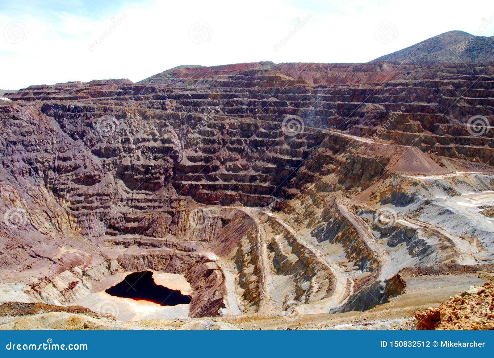Lavender pit stock photo. Image of environmental, terraced - 150832512