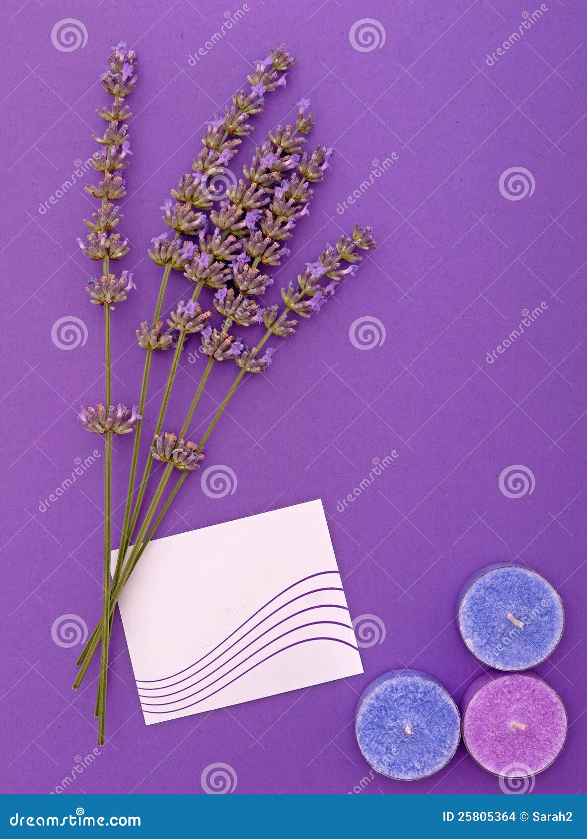 Lavender Relaxation Background Stock Photo - Image of candles, flowers ...