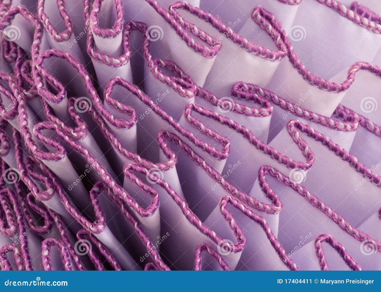 Lavender Ruffles from the Fold of an Umbrella Stock Image - Image of ...