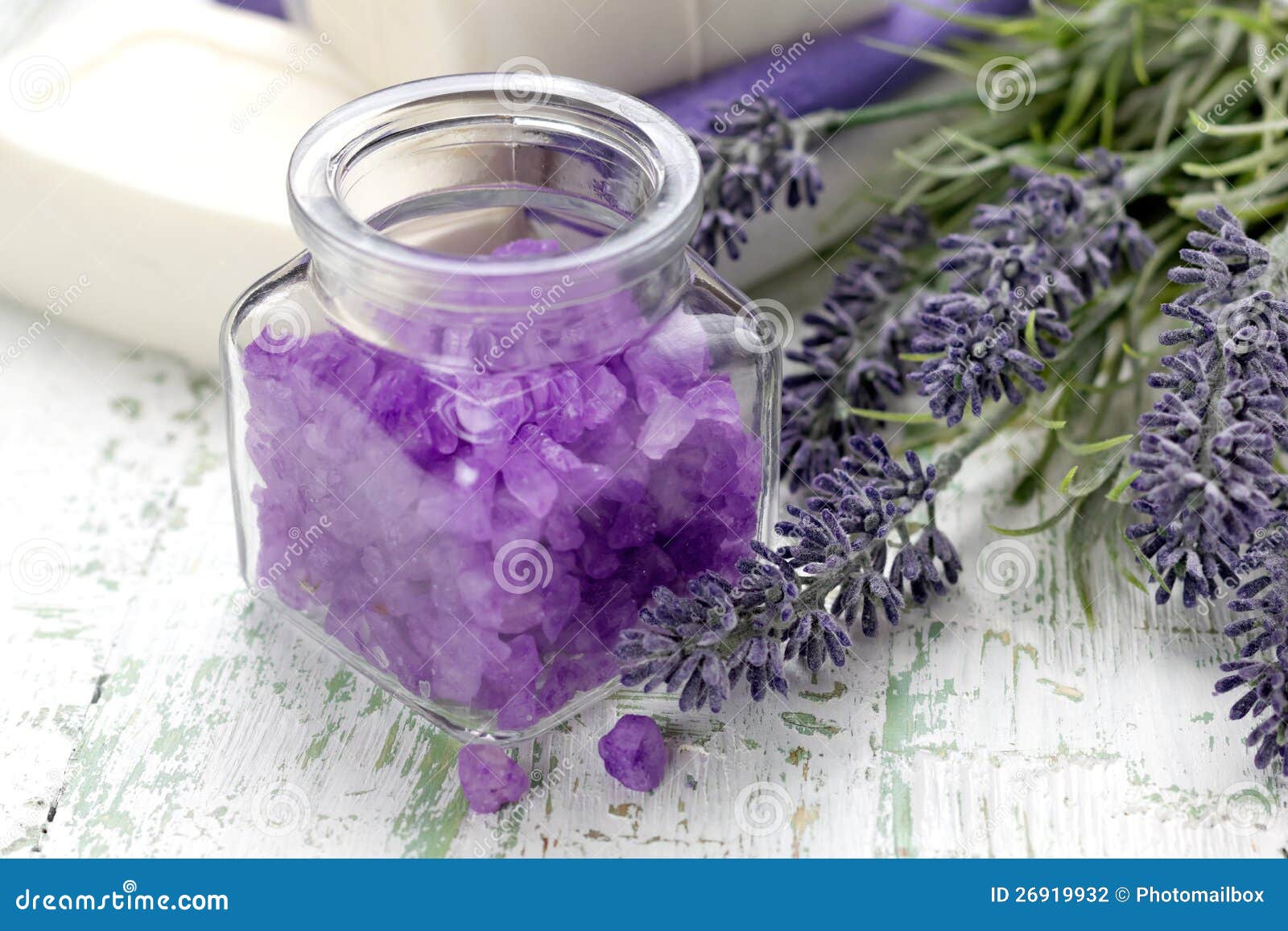 Lavender sea salt stock photo. Image of morning, painted - 26919932