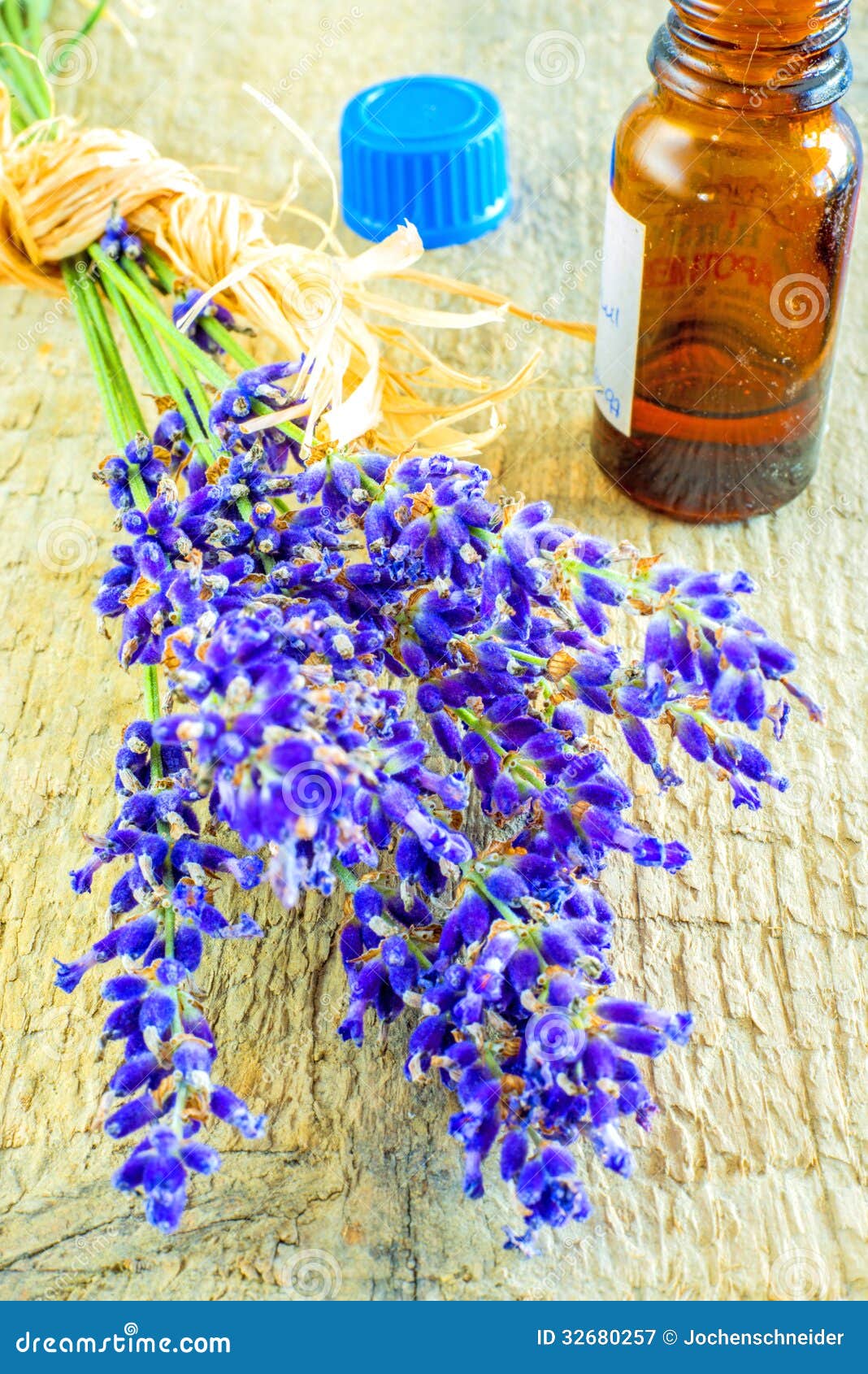 Lavender with sea salt stock image. Image of medicine - 32680257