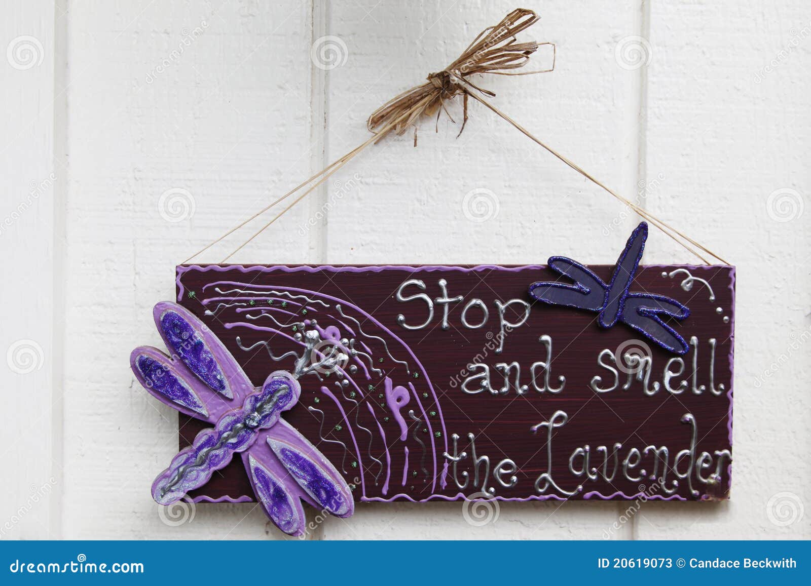 Lavender Sign stock image. Image of garden, smell, butterfly - 20619073