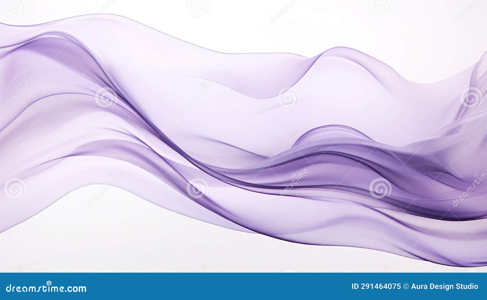 Lavender and Silver Flowing Artwork on White Background Stock ...